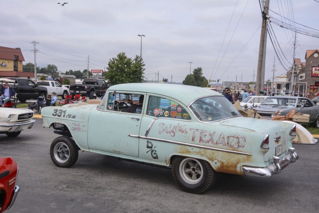 Cruising the Strip at the Pigeon Forge Rod Run