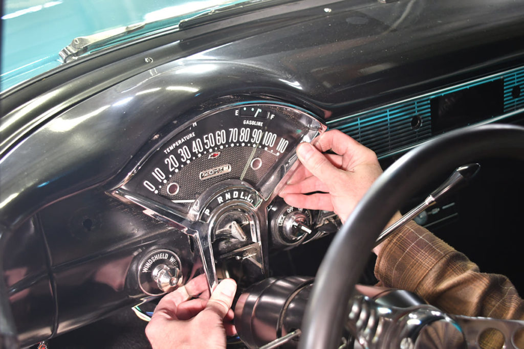 Modern Gauges for a Classic Car – Classic Instruments in a Tri-Five Chevy