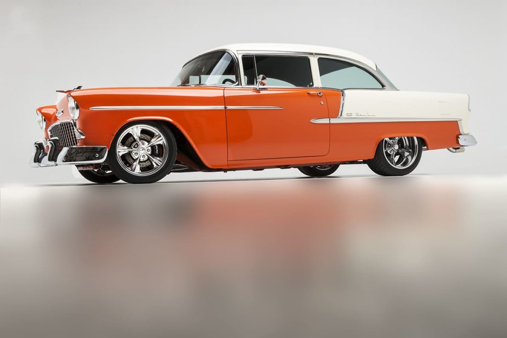 Big-bBlock –Ppowered 1955 Chevy Custom Restomod
