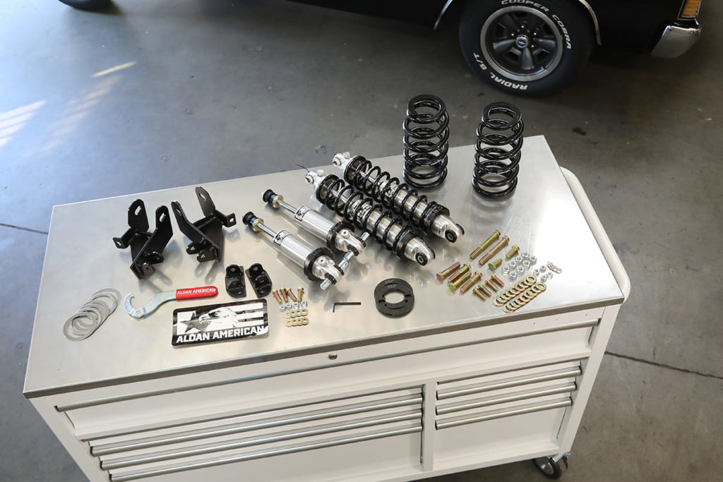 1970 Chevelle Aldan American Coilover Suspension upgrade