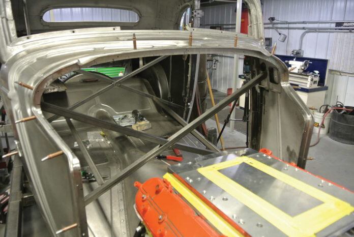 How To Recess A Firewall On A 1934 Ford Five Window Coupe