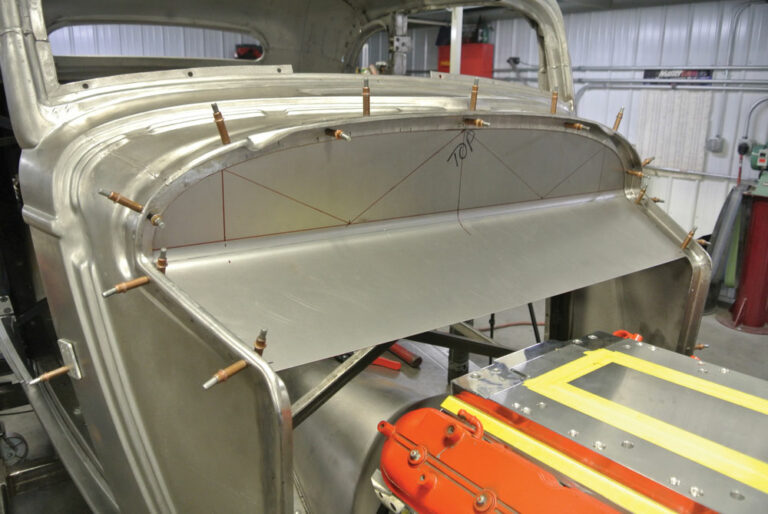 How To Recess A Firewall On A 1934 Ford Five Window Coupe