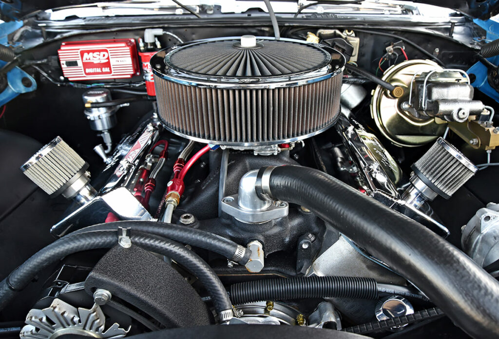 A 1972 Chevelle with a 540ci Shafiroff big-block for power
