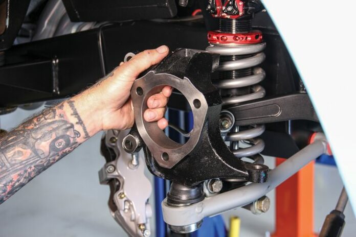 All New Mustang II Spindles With Modern Tech Inspired By a C7 Corvette