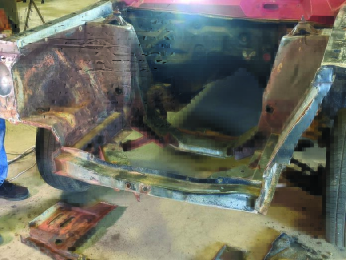 How To Install a New Radiator Core Support in Your 1966-1971 Ford ...