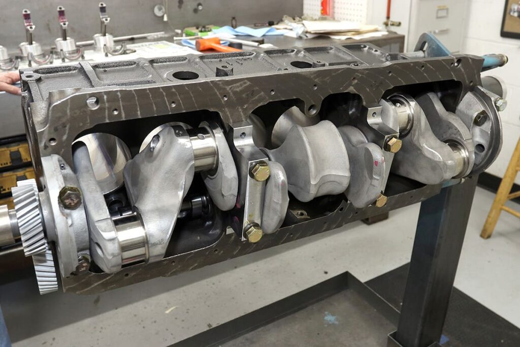 500-horsepower Twin Turbo Chevy straight six cylinder engine