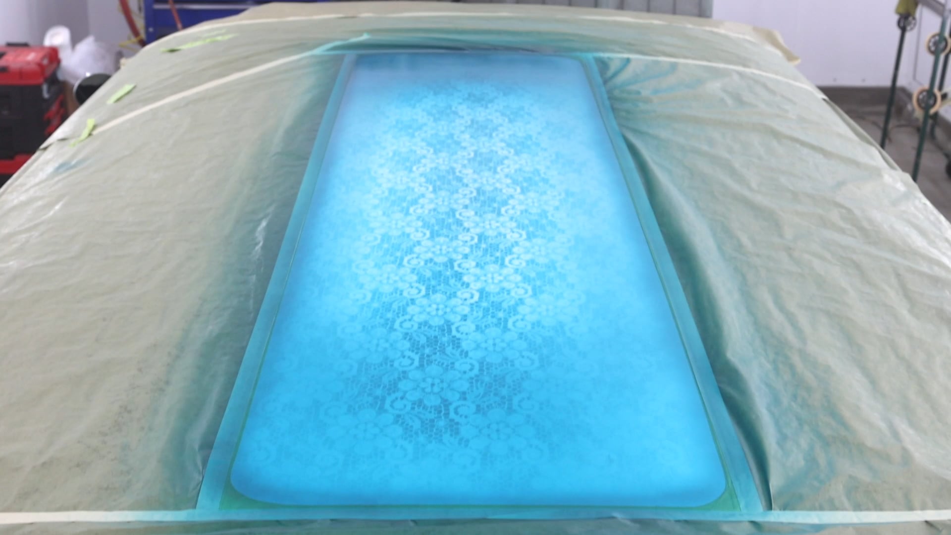 How to Paint Custom Panels and Lace Designs