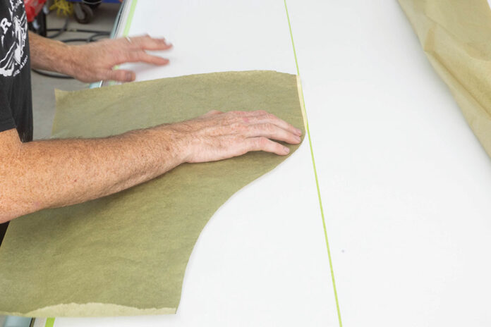 Custom Panel Lace Artwork on a Wagon Roof