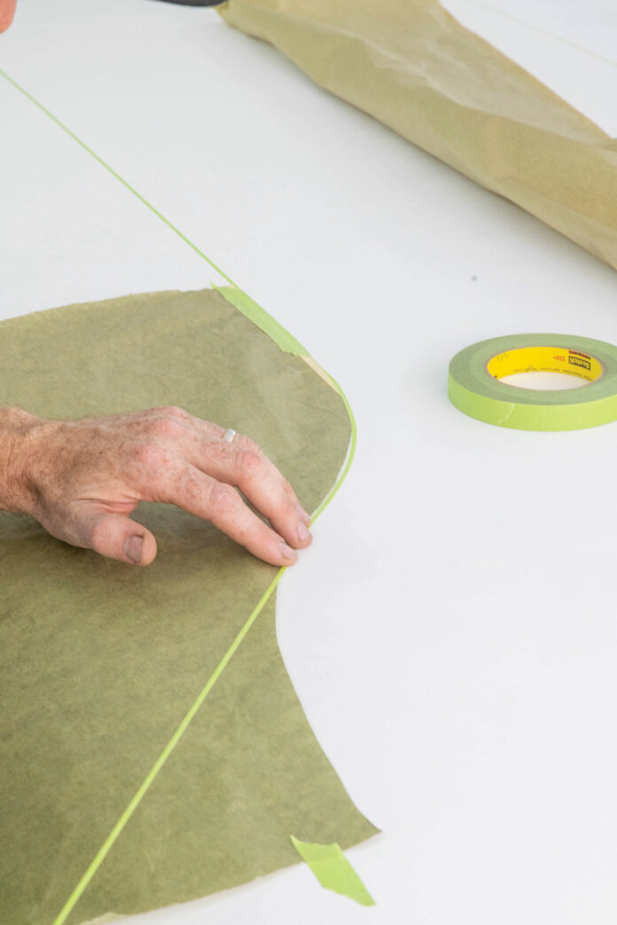 Custom Panel Lace Artwork on a Wagon Roof