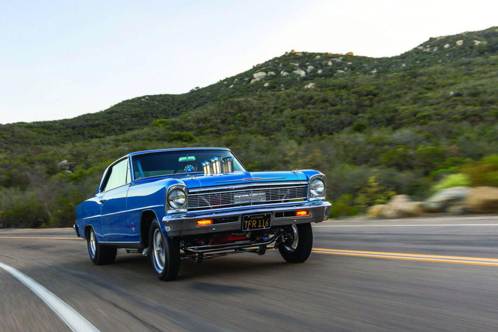 Gasser-style 1966 Chevy Nova - A/FX-Style Running 8.90s on Nitrous