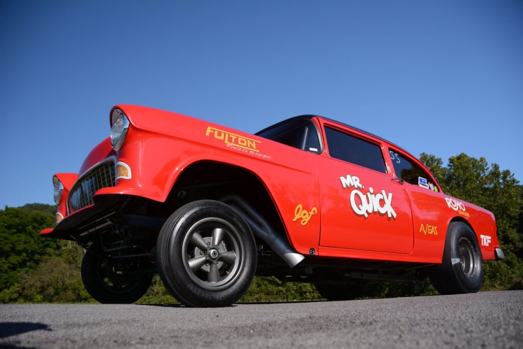 Period-correct 1955 Chevy 150 Gasser with a 477 Big Block