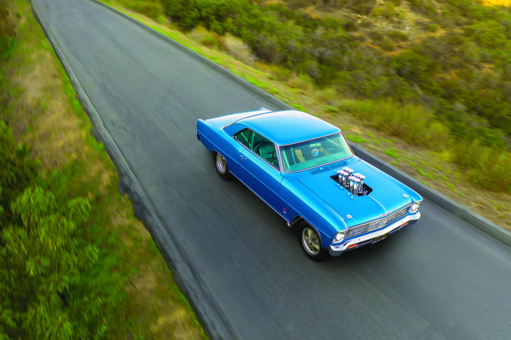 Gasser-style 1966 Chevy Nova - A/FX-Style Running 8.90s on Nitrous