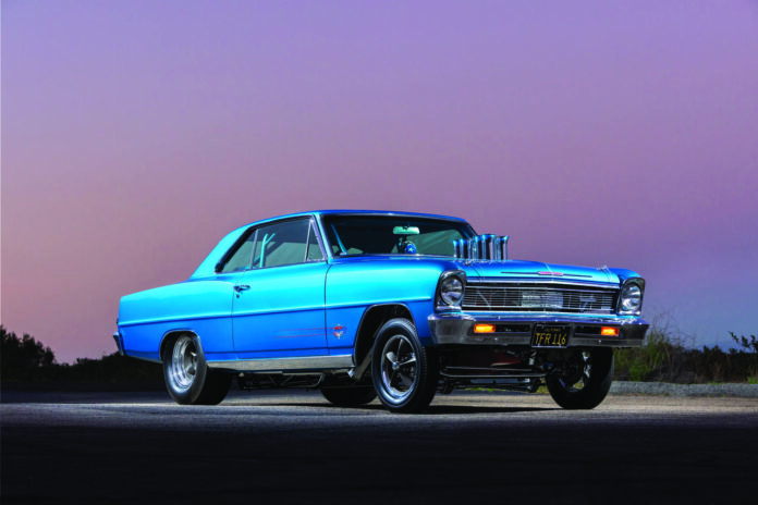 Gasser-style 1966 Chevy Nova - A/FX-Style Running 8.90s on Nitrous