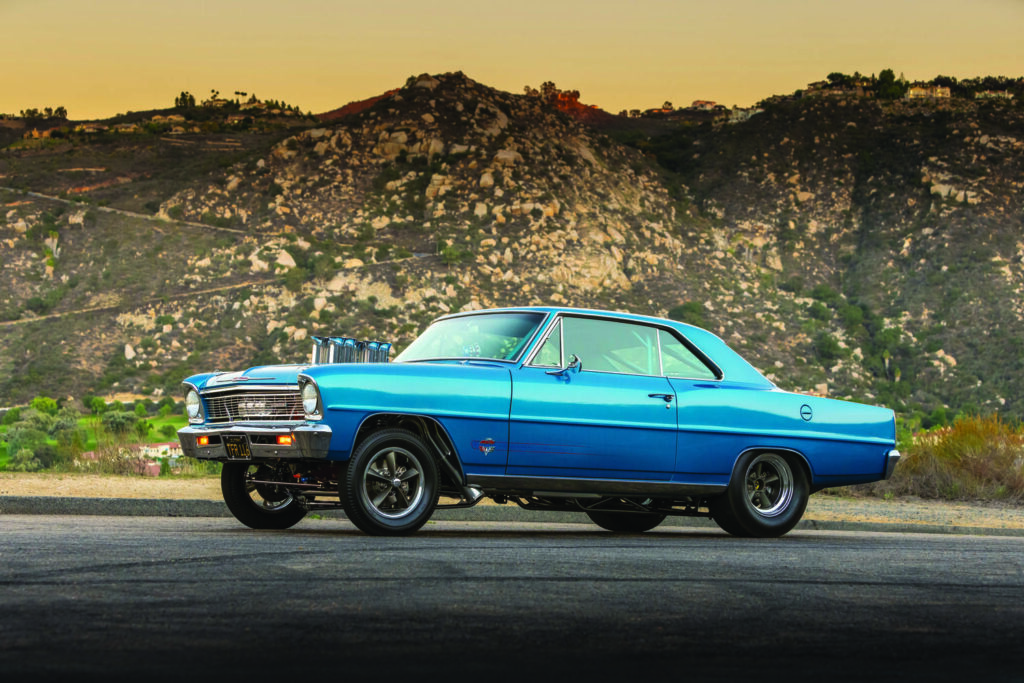 Gasser-style 1966 Chevy Nova - A/FX-Style Running 8.90s on Nitrous