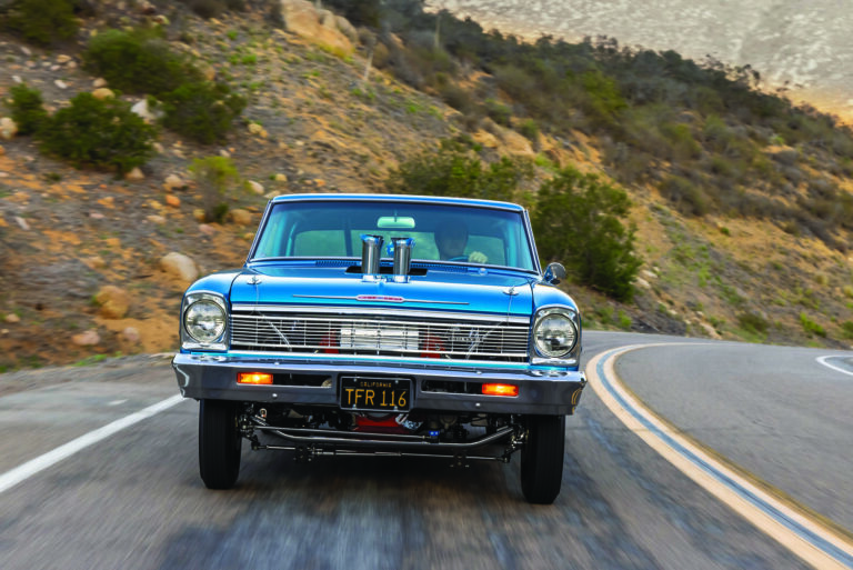 Gasser-style 1966 Chevy Nova - AF/X-Style Running 8.90s on Nitrous
