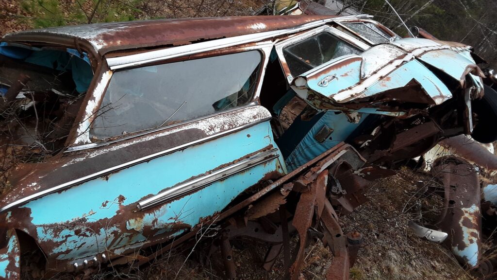 Steve Magnante explores a junkyard full of cool chevy wagons