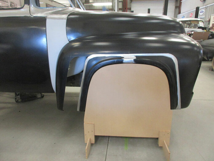 Fixing Ford’s Mistake by Reshaping 1956 F-100 Fenders