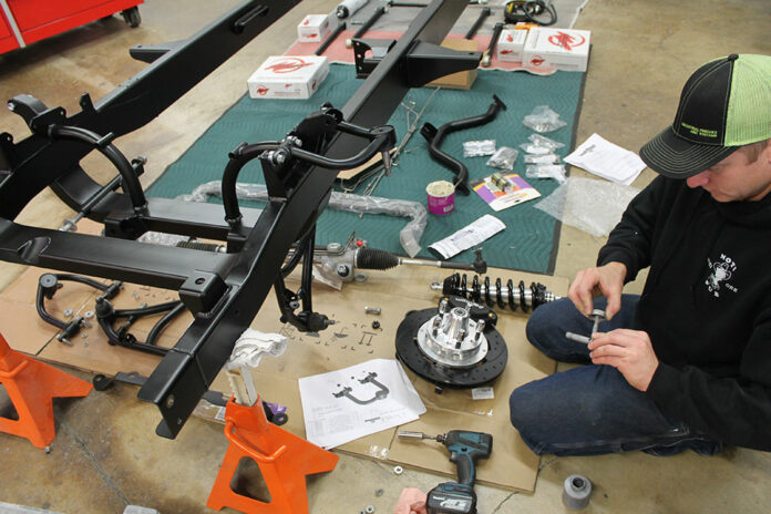 How To Install Art Morrison GT Sport Chassis With MetalWorks Speed Shop