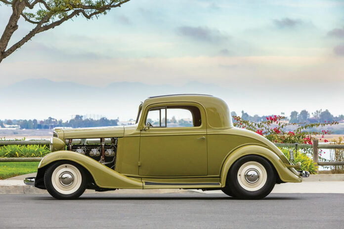 Commando Green 1933 Chevy Coupe