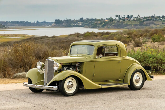 Commando Green 1933 Chevy Coupe