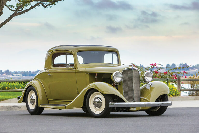 Commando Green 1933 Chevy Coupe