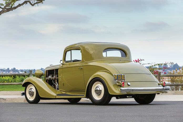 Commando Green 1933 Chevy Coupe