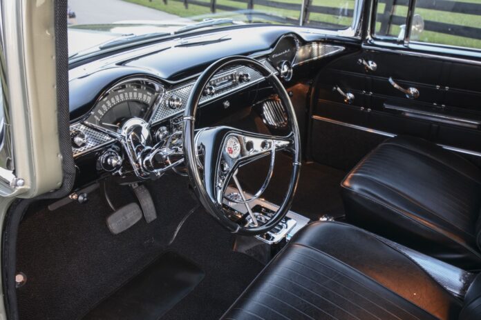 1955 chevy American tri five association giveaway car