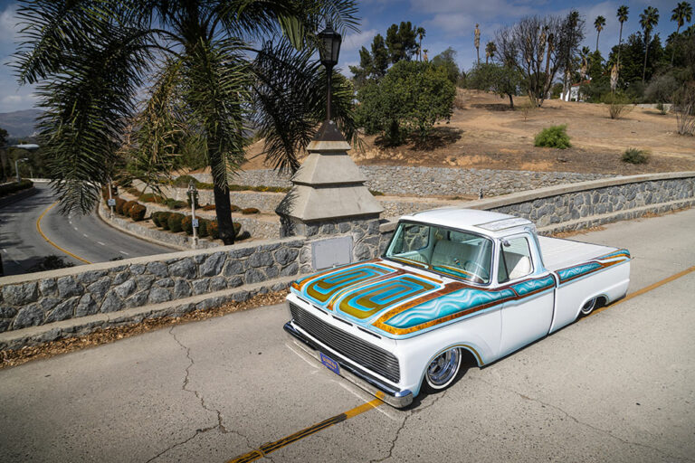 EDog Design’s Traditional Lowrider Truck Goes Hard in the Paint