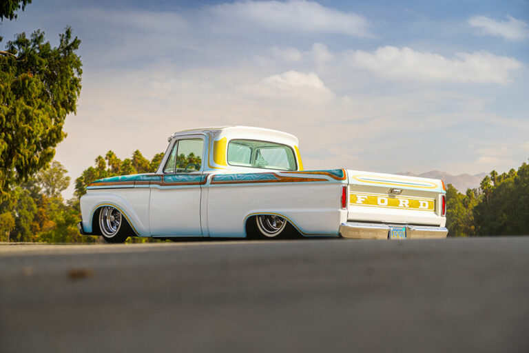 EDog Design’s Traditional Lowrider Truck Goes Hard in the Paint