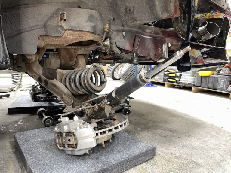 Upgrading a third-gen Camaro front suspension and brakes