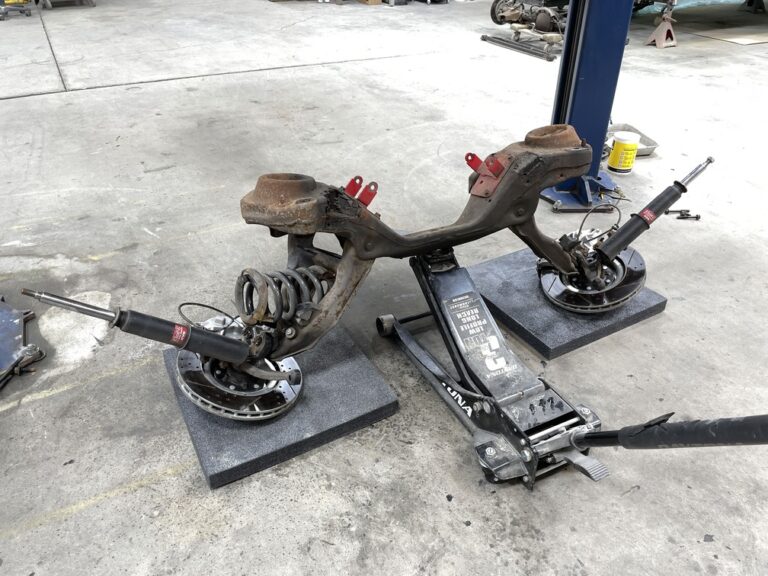 Upgrading a third-gen Camaro front suspension and brakes