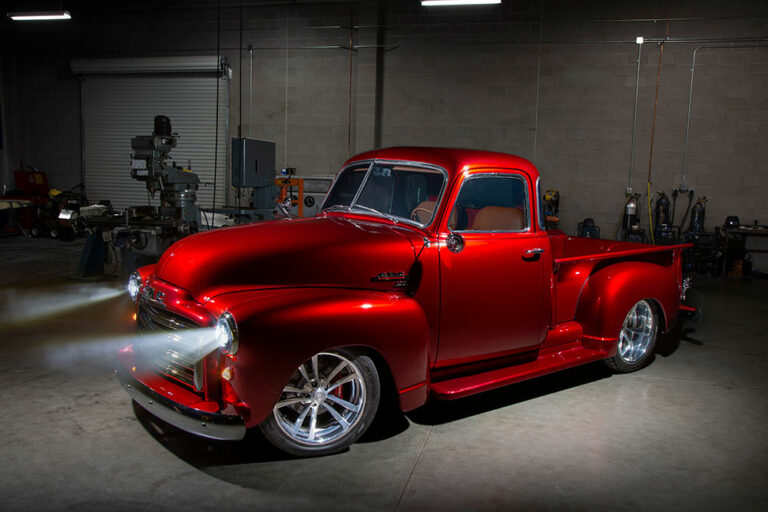 Soul Red 1950 GMC Pickup Fresh From Fat Fender Garage