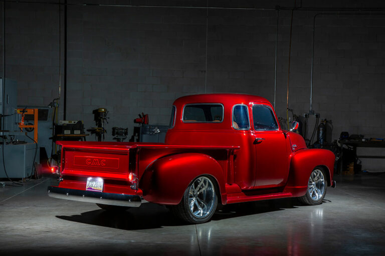 Soul Red 1950 GMC Pickup Fresh From Fat Fender Garage