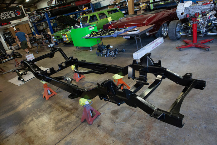 New 1967-72 Chevy C10 Art Morrison Chassis With IRS