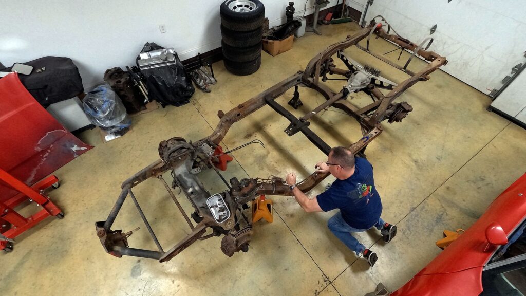 1980 Chevy Corvette Frame Restoration Using POR 15