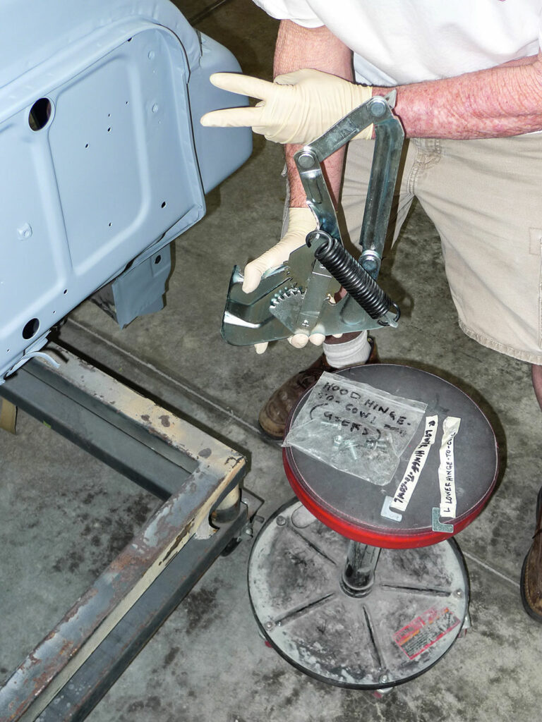 How To Adjust Hood Alignment: 1955 Chevy Truck