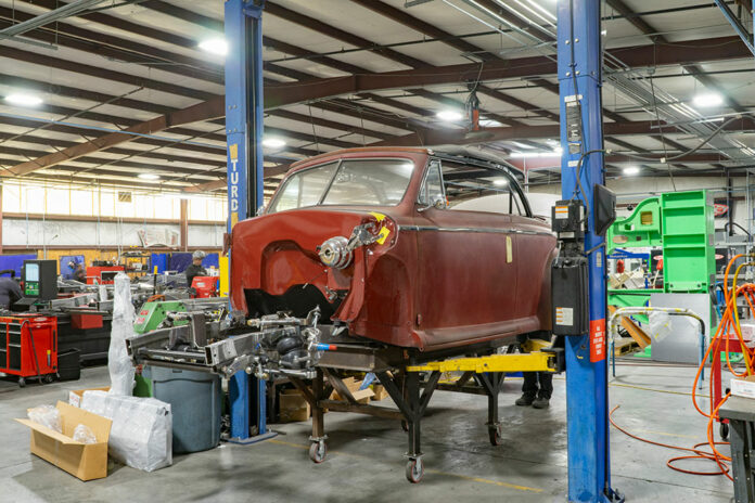 How To Install A Custom Chassis On A ‘47 Ford Convertible