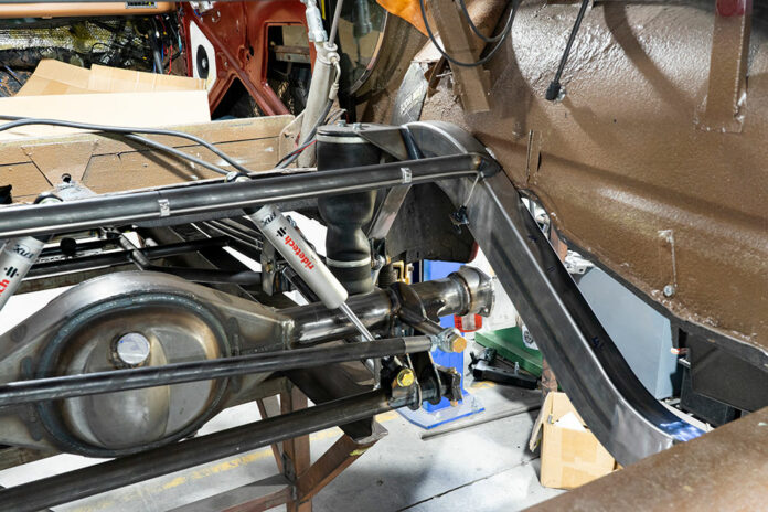How To Install A Custom Chassis On A ‘47 Ford Convertible