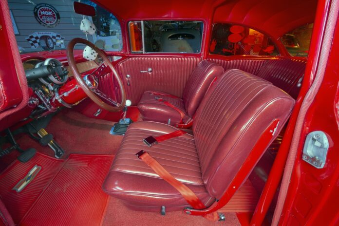 Old School Gaser Style 1955 Chevy Hot Rod