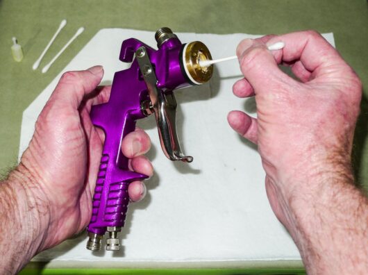 New Automotive Paint Spray Gun Preparation and Maintenance