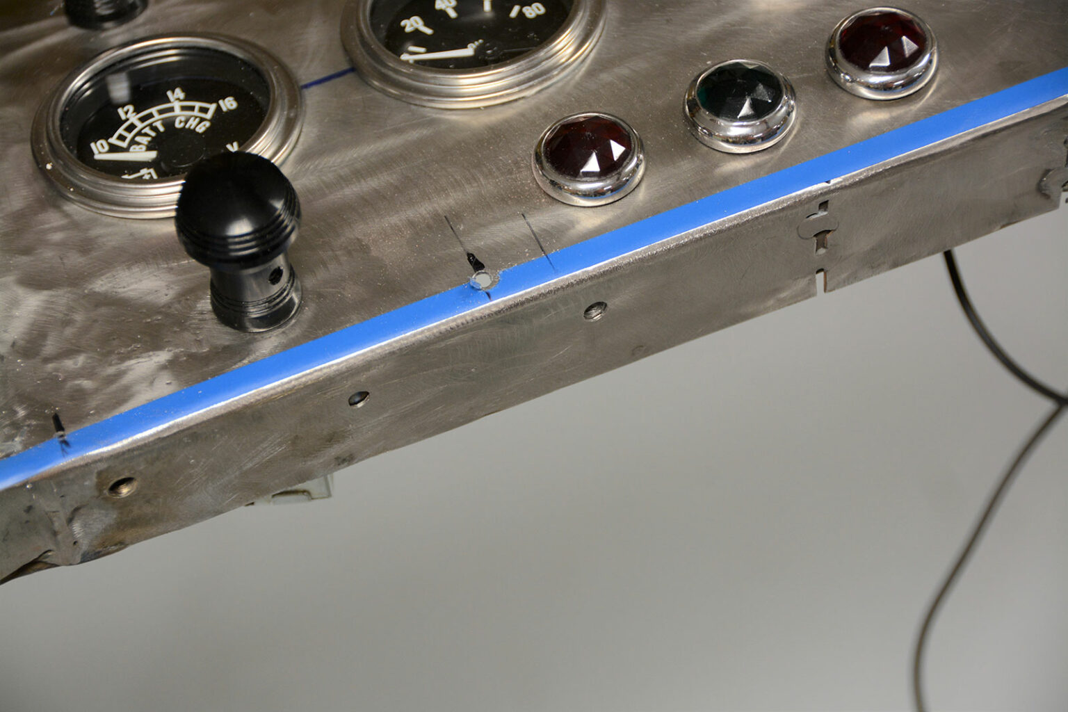 Adding Stainless Steel Trim To The Ford Phaeton’s Old Dashboard