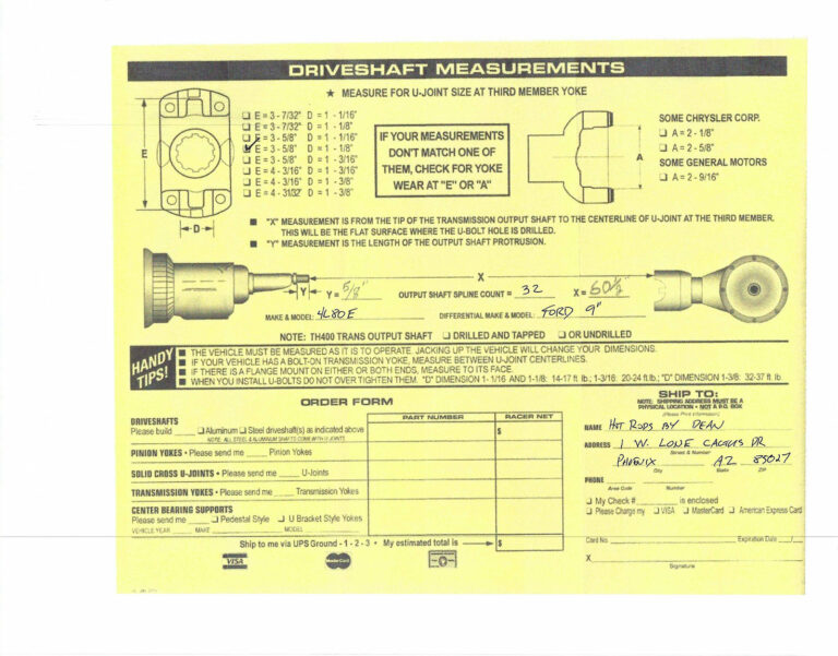 Everything You Need To Know About Driveshafts