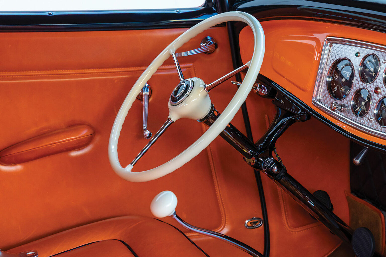 ‘32 Ford Highboy Coupe With 50s Vibe