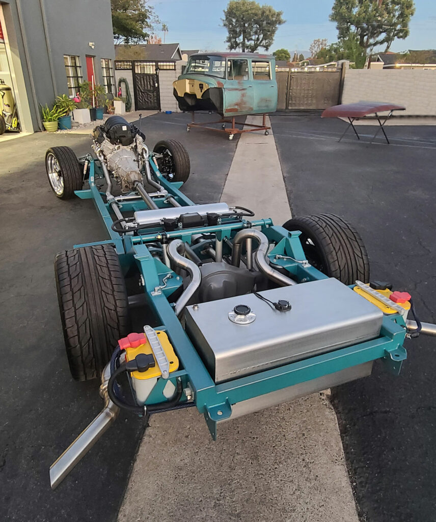 Old Anvil Speed Shop’s Completely custom Chassis