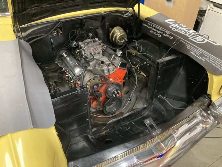 Prepping And Painting The Engine Bay Of A 1957 Chevy