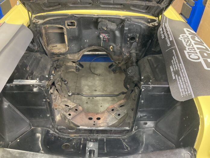 Prepping And Painting The Engine Bay Of A 1957 Chevy