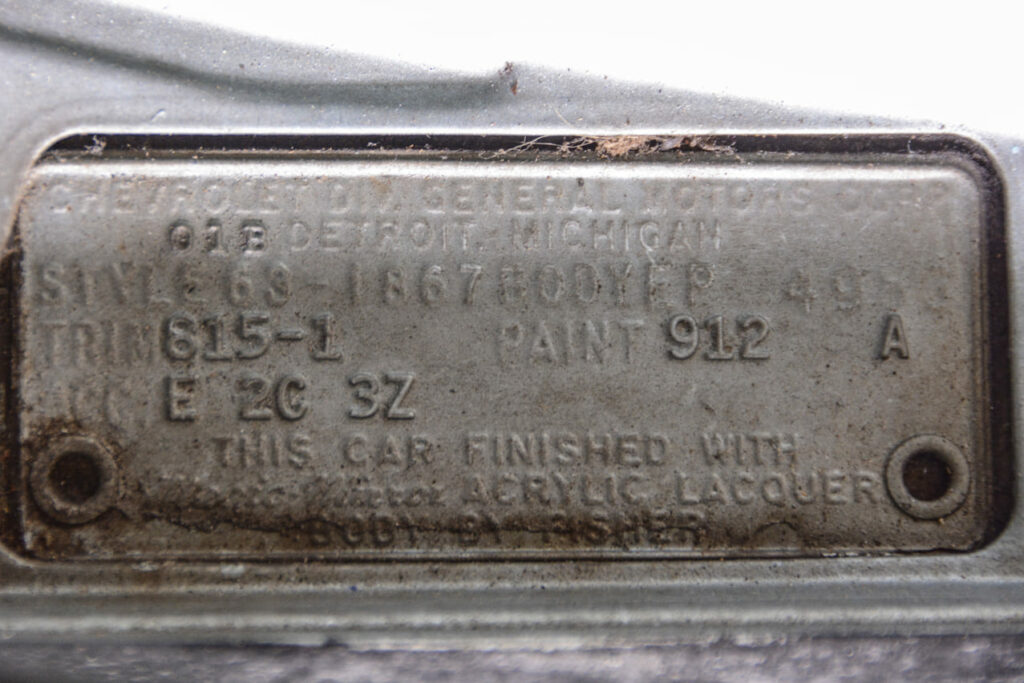 How To Decode Chevrolet Vin And Trim Tag Numbers