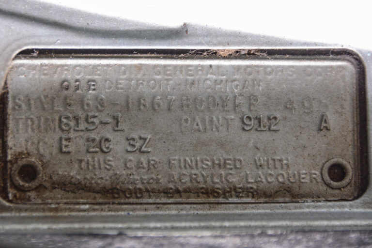 How To Decode Chevrolet Vin And Trim Tag Numbers