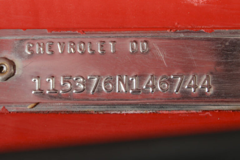 How To Decode Chevrolet Vin And Trim Tag Numbers
