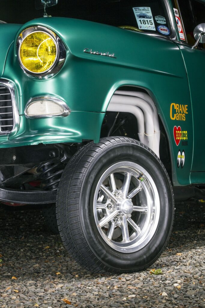 Gasser Style, Full Custom 1955 Chevy Muscle Car